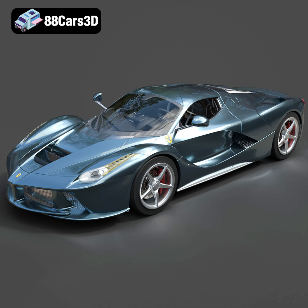 Ferrari LaFerrari 3D Model 3D Printable STL - 88Cars3D Download 3D Car ...